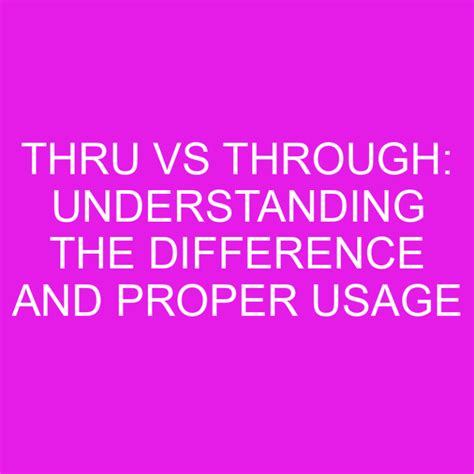Understanding The Distinction Usage Vs Use Differencess