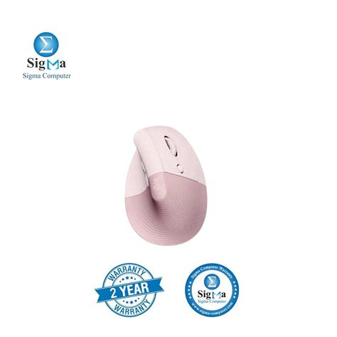 Logitech Lift Bluetooth Vertical Ergonomic Mouse Rose Dark Logitech 4199 Egp 12 Off
