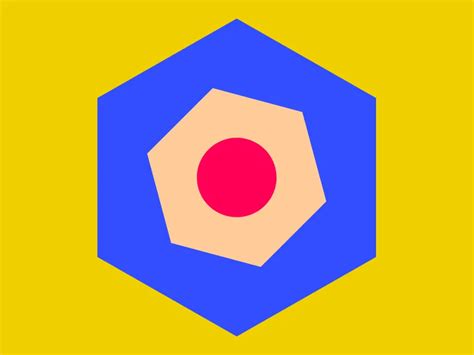 Nested Hexagons And Circle Logo Template Png Vector In Svg Pdf Ai