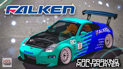 Car Parking Multiplayer Decal Tutorial Nissan 350z Falken Livery