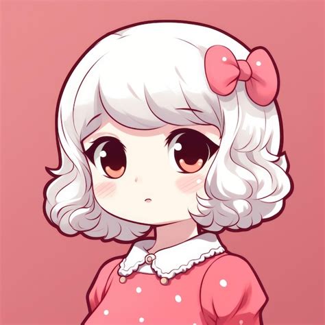 Premium Photo Hello Kitty Cartoon Character Generative Ai Clip Art