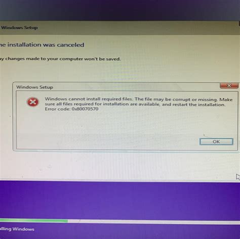 Error While Installing Windows 10 Rpchelp