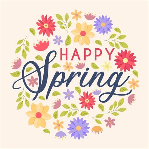 242 574 Happy Spring Vector Images Depositphotos