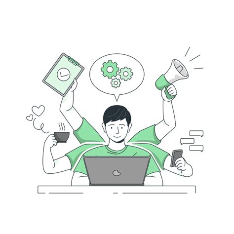 Multitasking By Storyset Svg Png Illustrationoffice Work People