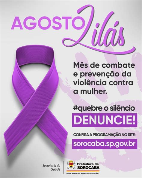Ubss De Sorocaba Promovem Campanha De Conscientização Do “agosto Lilás