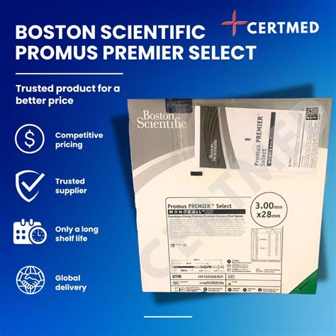 New Boston Scientific Promus Premier Select Drug Eluting Stent