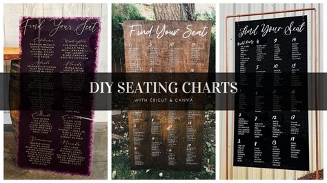 Diy Wedding Seating Chart Poster Template