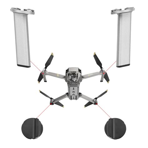 Dji Mavic Pro 플래티넘 스노우 드론 교체 액세서리 피트 모터 베이스 왼쪽 오른쪽 앞 뒤 뒤 다리용 랜딩 기어 키트