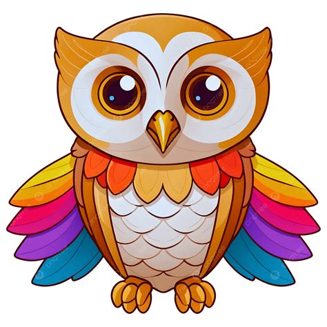 Colorful Animated Owl