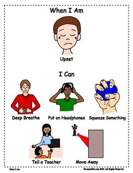 When I Am Upset [coping Strategies] By The Behavior Analyst Tpt