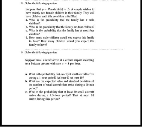 SOLVED Solve The Following Question Suppose That P Pmale Birth Couple Wishes To Have Exactly