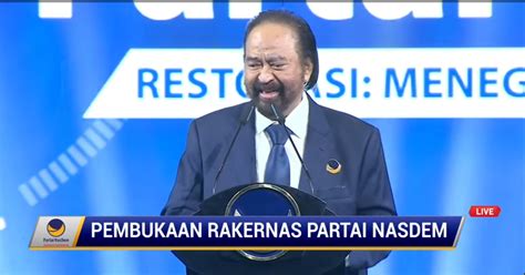 Kenakan Passapu Khas Bugis Makassar Irwan Bachri Syam Hadiri Rakernas Nasdem Di Jakarta Input