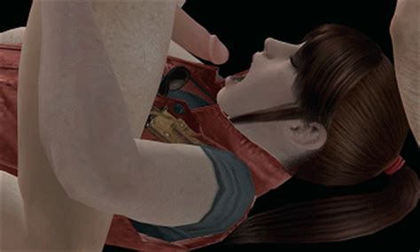 Rule 34 3d Animated Claire Redfield Female Human Male Resident Evil