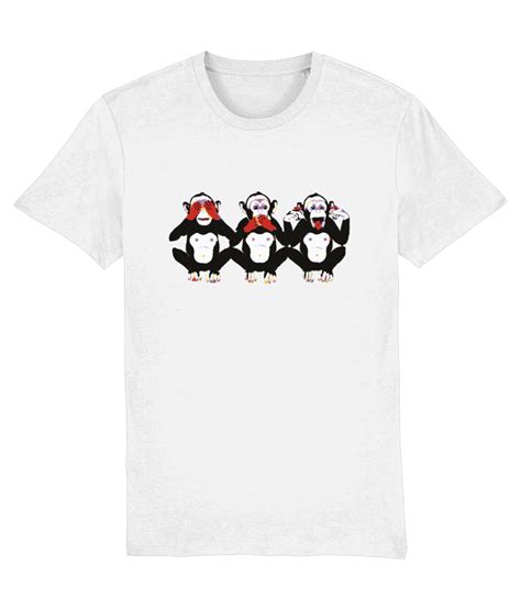 3 Wise Monkeys T Shirt Monkey No Speak