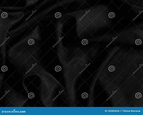 Abstract Background Black Luxury Cloth Or Liquid Wave Or Wavy Folds Of