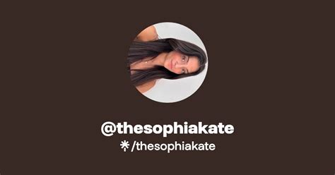 Thesophiakate Instagram Linktree
