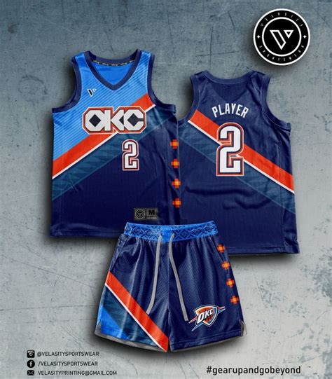 Oklahoma City Thunder Concept Jerseys Jersey Design Basketball Logo