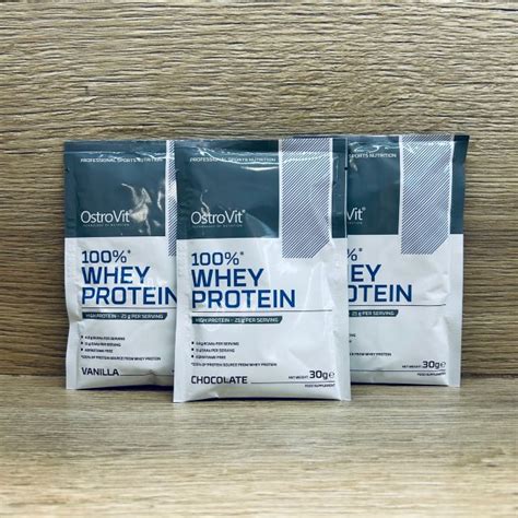 OstroVit 100% Whey Protein - 30g - Sixpack.lt IŠRŪGŲ KONCENTRATAS