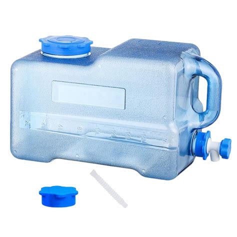 Colaxi Camping Water Container With Faucet No Leakage Large Water Storage Jug Water Carrier For