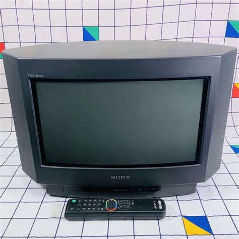 Rare Sony Trinitron Kv 16wt1u Portable 16 Widescreen Crt Tv Retro Gaming 50hz £29500