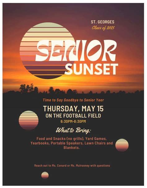 St Seniors Mark Your Calendars For The Last Day Of School And Your