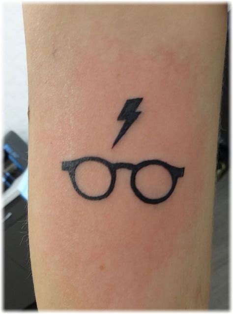 Harry Potter Tattoo Scar Lightning Glasses Harry Potter Harry