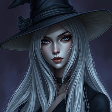 Mystical Half Drow Beauty