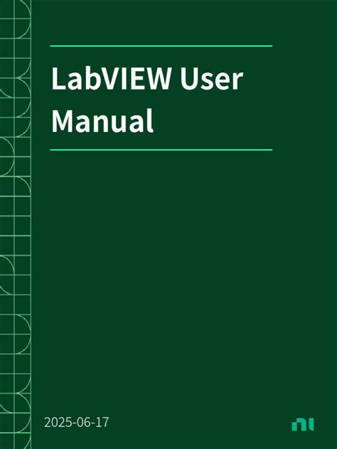 Labview User Manual Logging In And Logging Out Of Labview Windows Labview User Manual Logging In And Logging Out Of Labview Windows