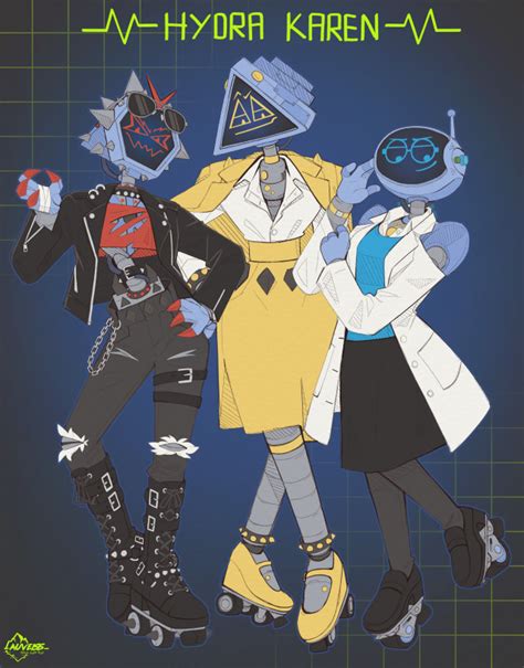 The Hydra Ladies Now With Legs 🟥🟨🟦 Also Added Some Alt Version For The