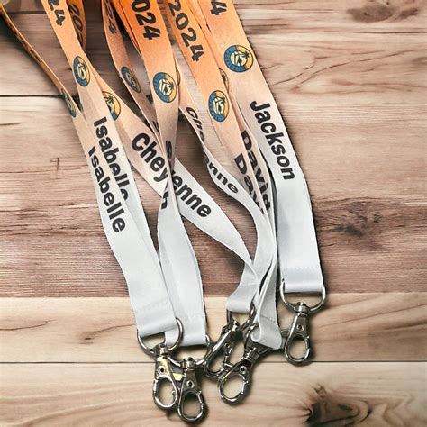 Customized Business Logo Promotional Event Lanyards Personalized Con