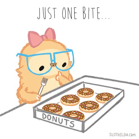 Donuts Eating  By Slothilda Find And Share On Giphy