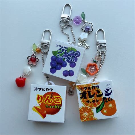 Candy Keychain In 2024 Cute Keychain Beaded Keychains Diy Keychain