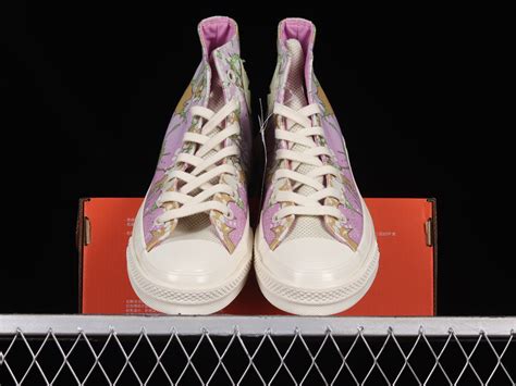 Converse Chuck 70 High Crafted Florals Pink Olive A00537c Converse