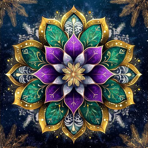 The Winter Dynamic Mandala By Mandalamaestro On Deviantart