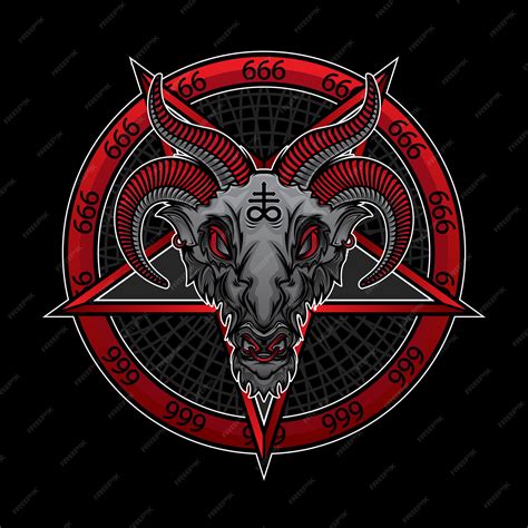 Premium Vector Baphomet Demon 666