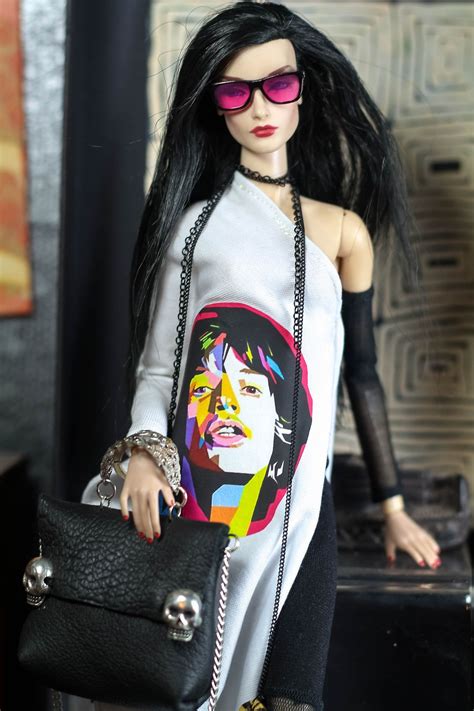 Sympathy For The Devil Ooak Outfit Fashion Barbie Clothes Barbie