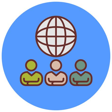 Global Network Generic Color Lineal Color Icon