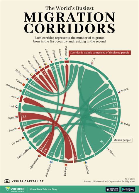 Visualizing The Worlds Busiest Migration Corridors In 2025 Exam