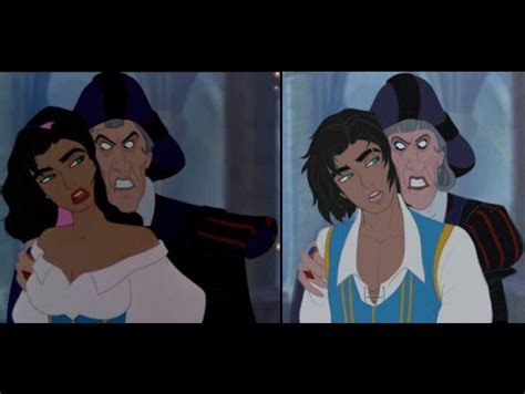Gender Swapped Disney Characters Esmeralda And Claude Disney