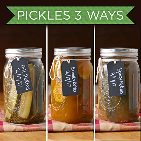 Tasty On Twitter 3 Ways To Make Homemade Pickles 🍽 Shop With The Code