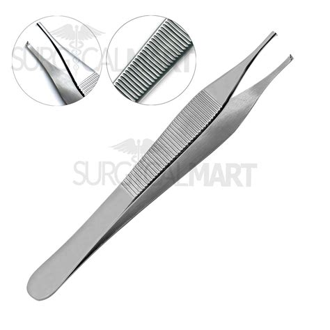 Adson Tissue Forceps 1x2 Teeth 475 Straight Surgical Mart Forceps