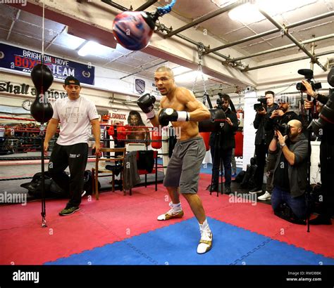 Chris Eubank Jr During The Public Workout At Brighton And Hove Abc