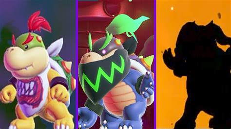 Super Mario Bros Wonder All Bosses Series Youtube