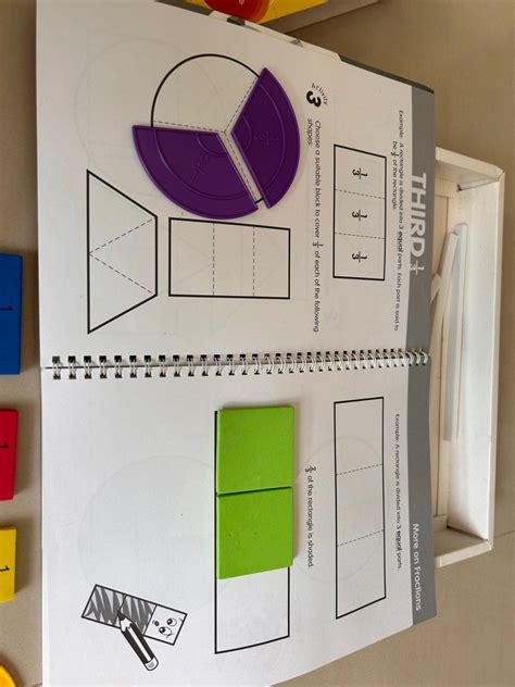 Fractions Visual Set Hobbies And Toys Toys And Games On Carousell