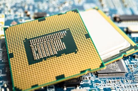 Premium Photo Central Processing Unit Cpu Chip Processor Of Computer