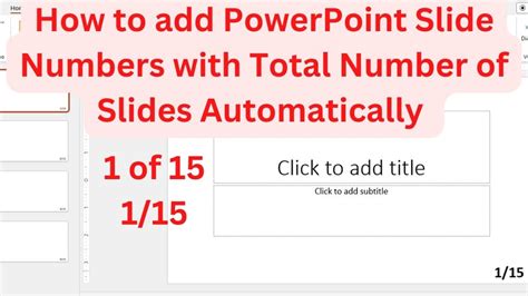 Powerpoint Slide Numbering Genspark