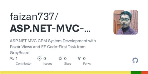 GitHub Faizan737 ASP NET MVC CRM ASP NET MVC CRM System Development With Razor Views And EF
