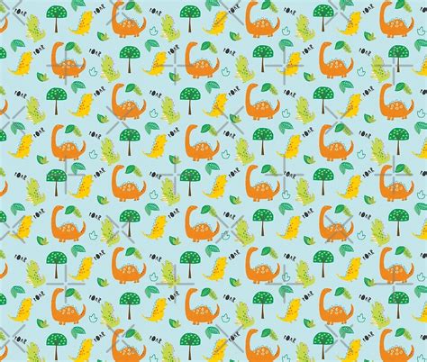 Jurassic Pattern By Cory Reid Redbubble