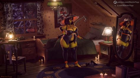 Rule 34 3d 3d Model Clothed Clothed Female Clothing Electrotoyy Green