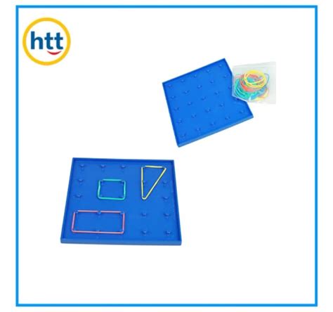 Geometry Math Teaching Plastic Geoboard Educational Toy And Plastic